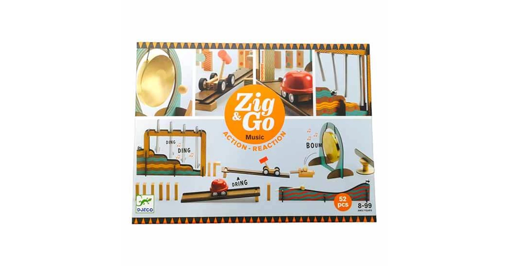 Zig and Go golyópálya építő ügyességi játék