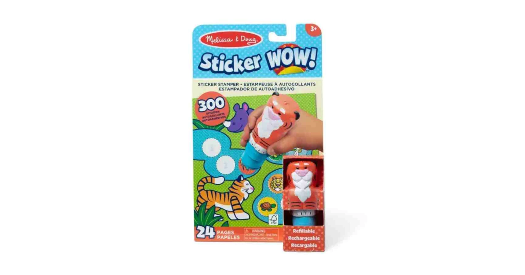 Sticker Wow! matricanyomda - Tigris - Melissa & Doug