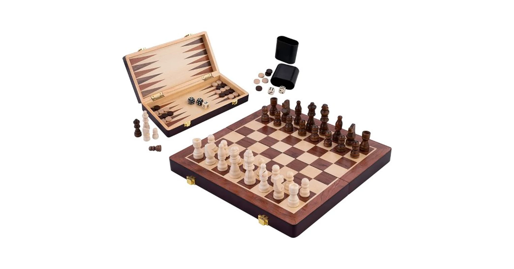 Sakk és Backgammon összecsukható táblával
