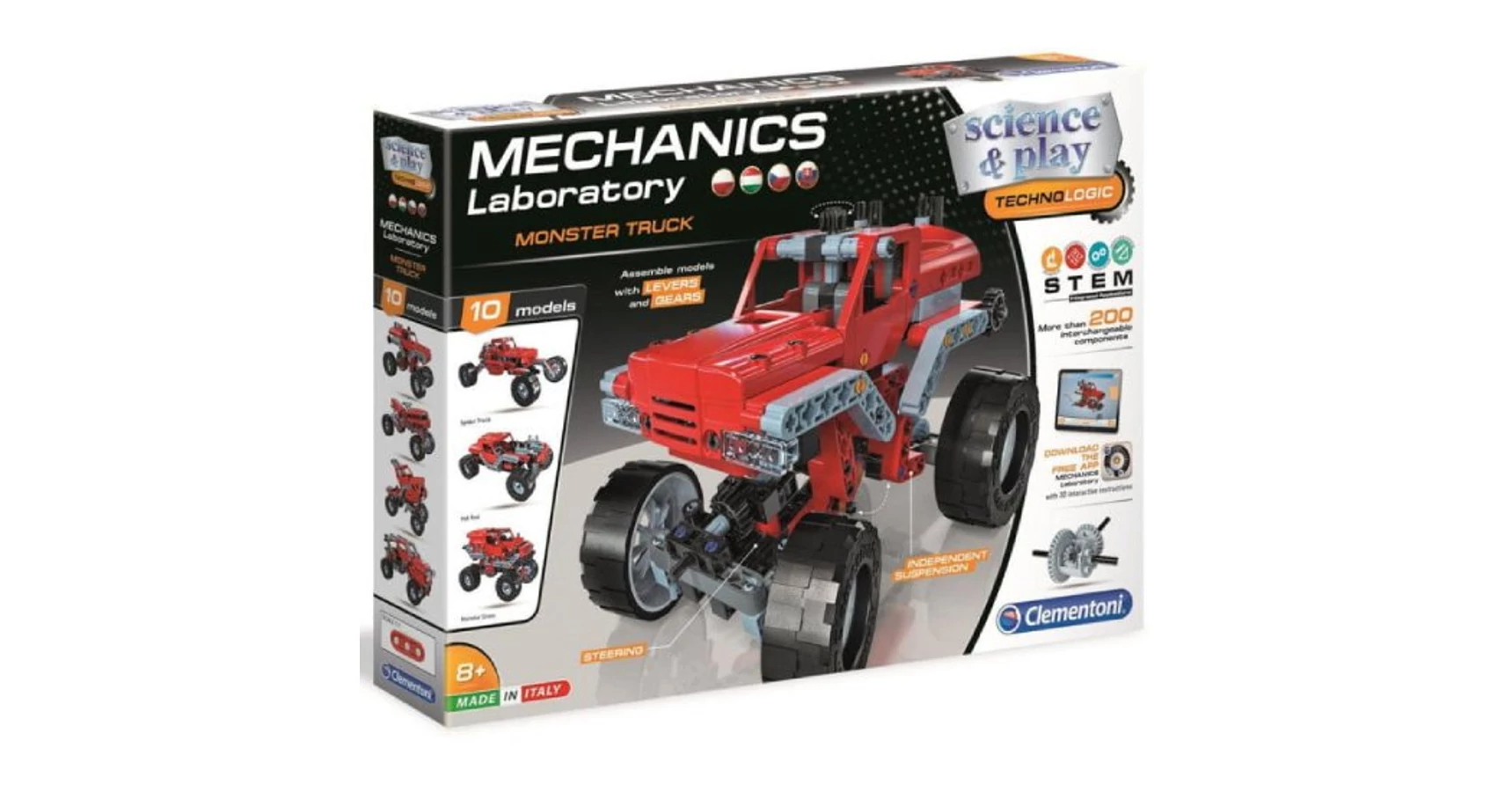 Mechanikus műhely -Monster truck 10 az 1-ben építőjáték