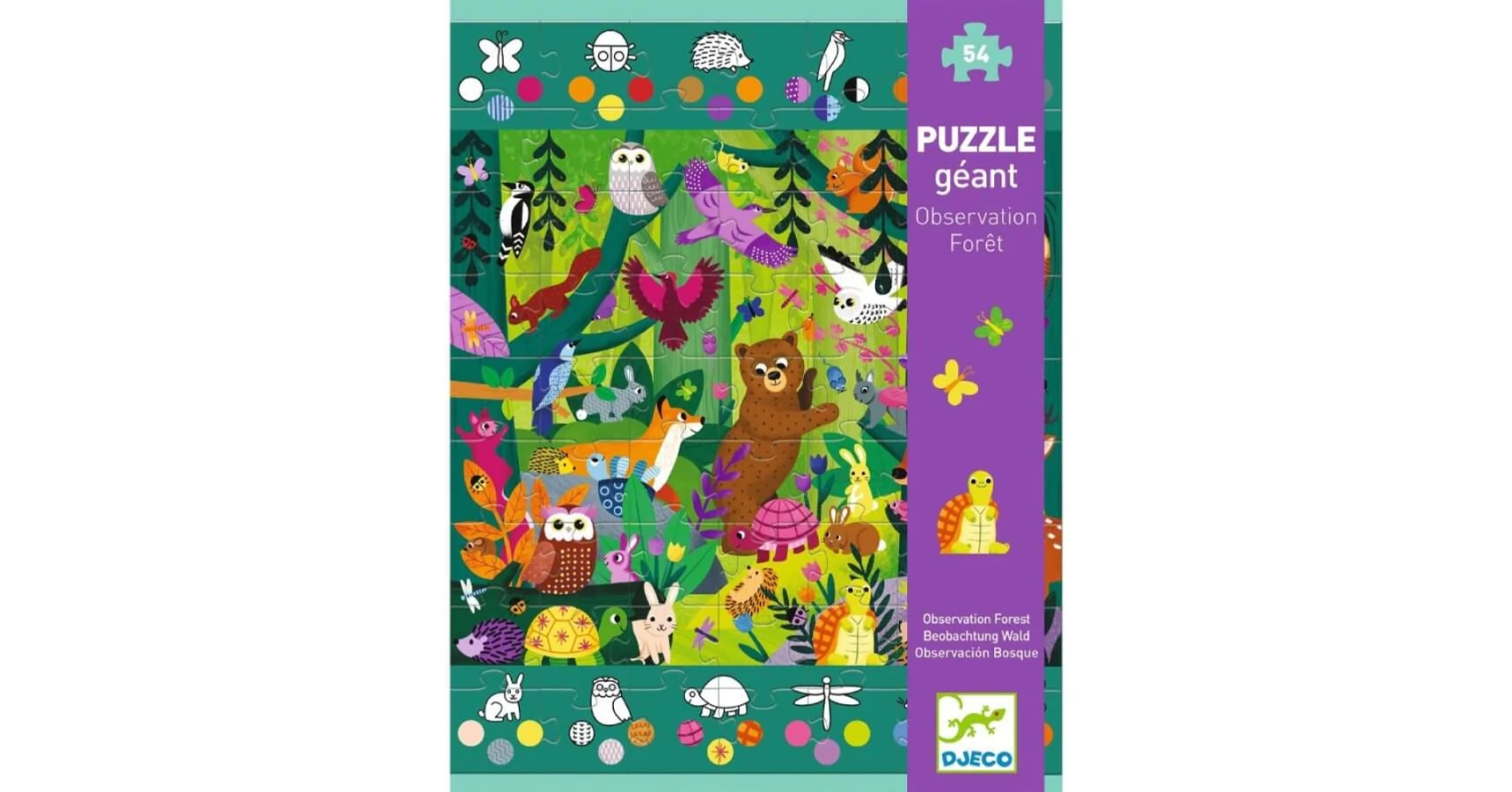 Képkereső puzzle 54 db-os - Erdő Djeco
