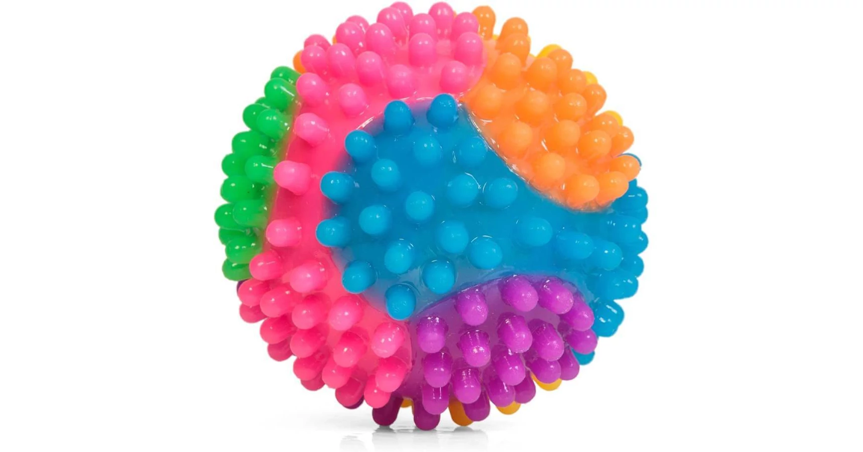 Szenzoros tüskés labda villogó fénnyel