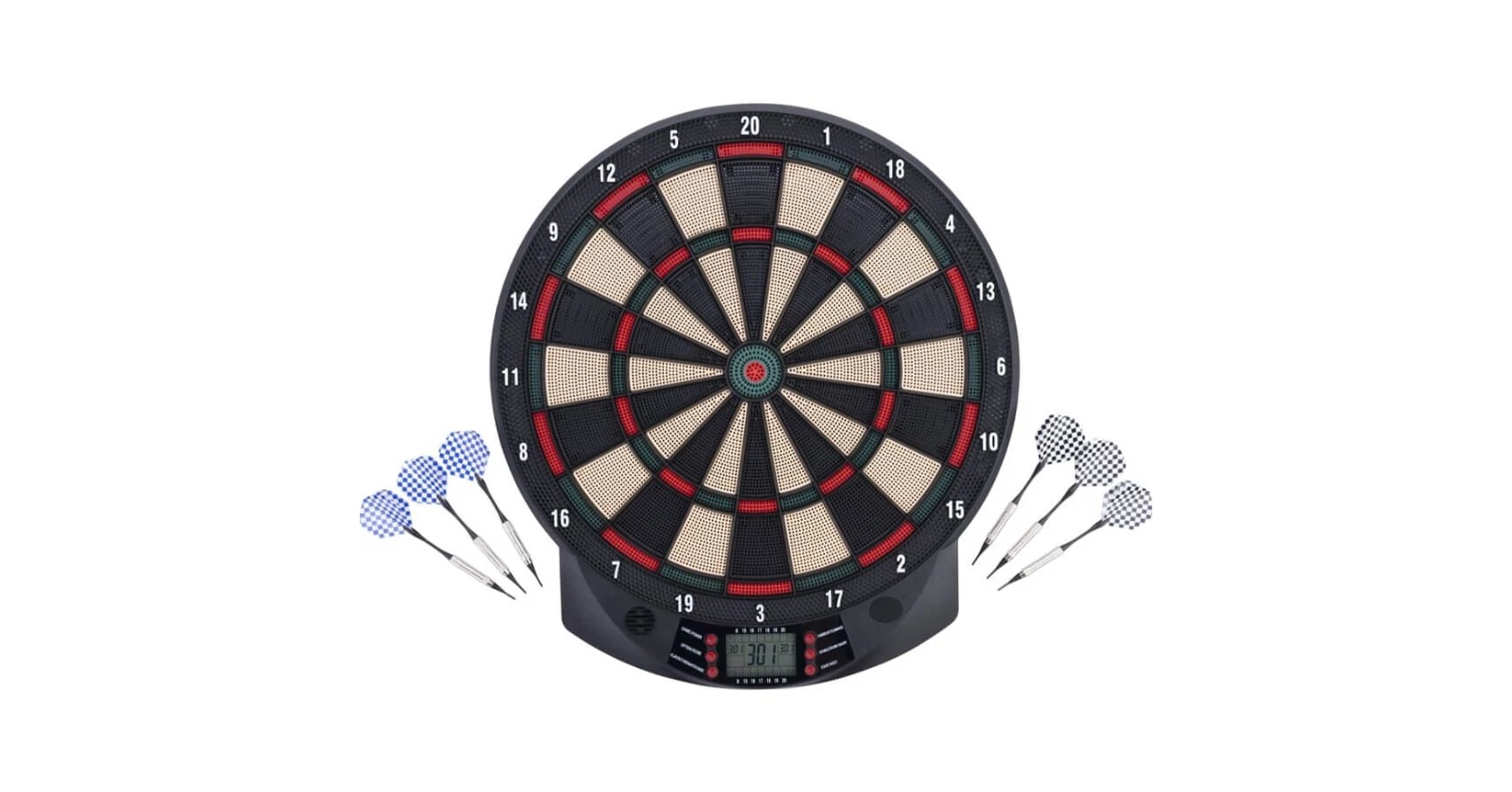 Elektromos darts tábla 6 db nyíllal, lcd kijelzővel