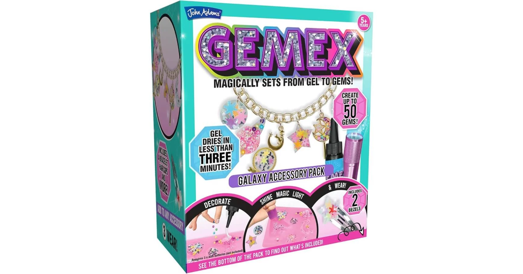 Gemex - Gélből drágakő galaxis ékszerkészítő szett