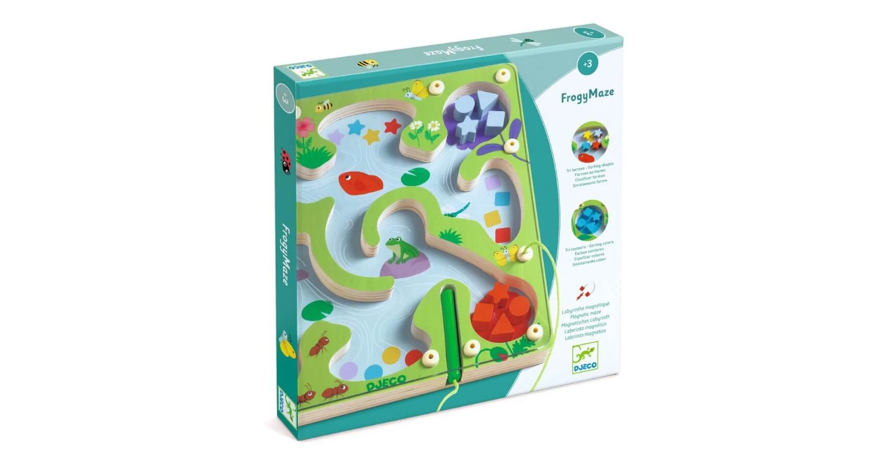 Szortírozó mágneses labirintus játék - FrogyMaze