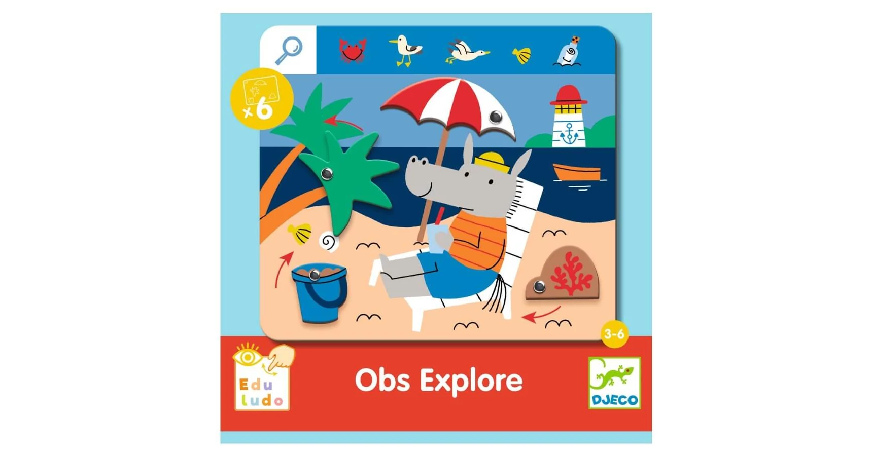 Böngésző játék - Djeco Eduludo Obs Explore