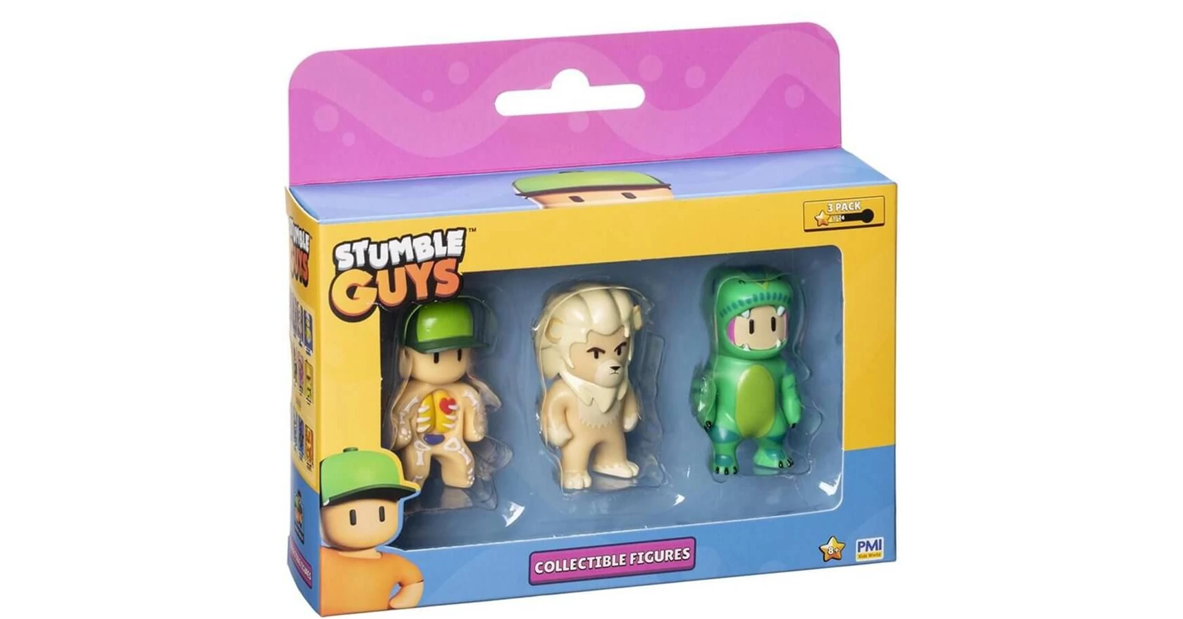 Stumble Guys mini figurák 3db-os készlet S2