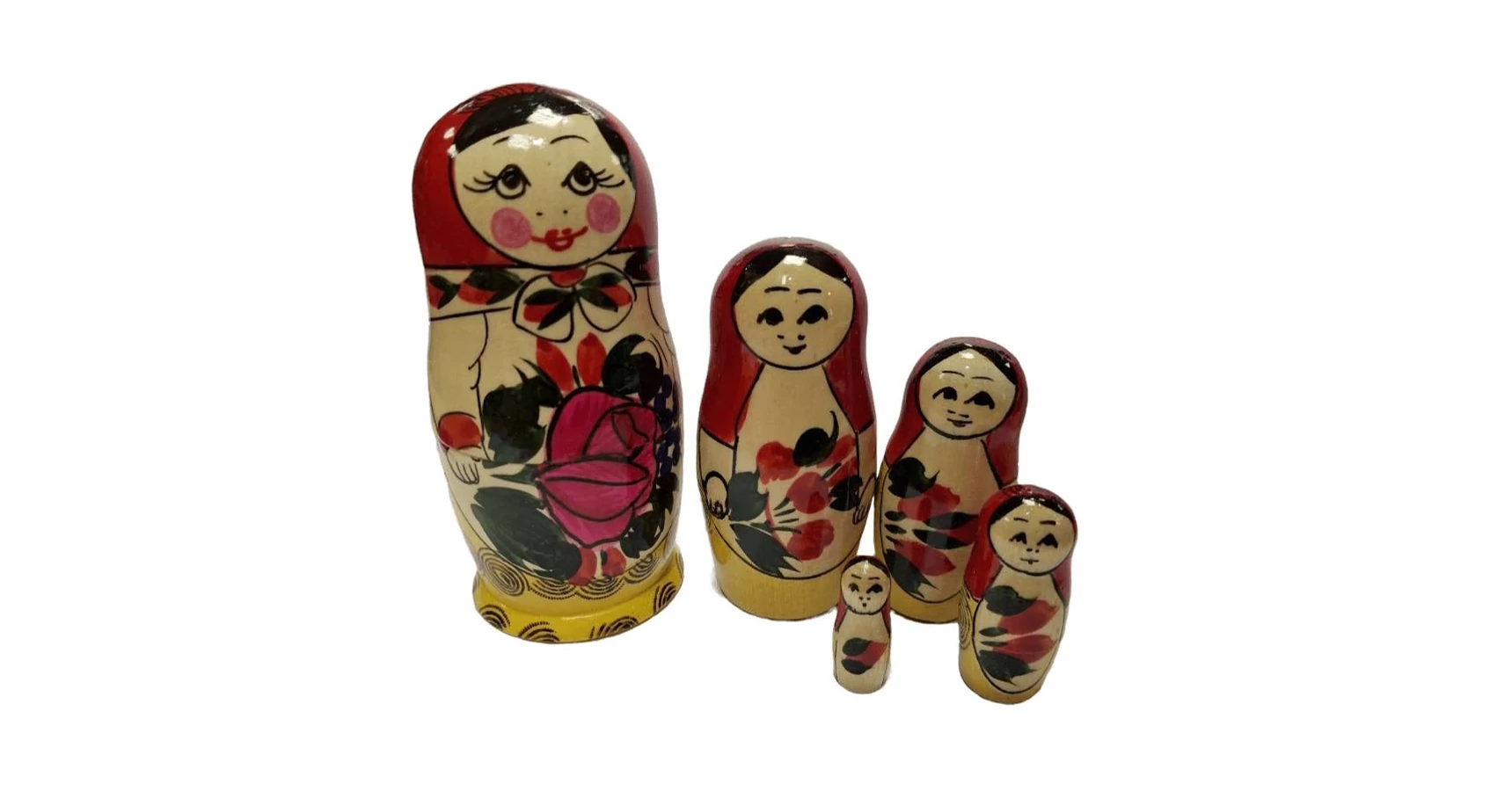 Matrjoska baba - 5 darabos készlet