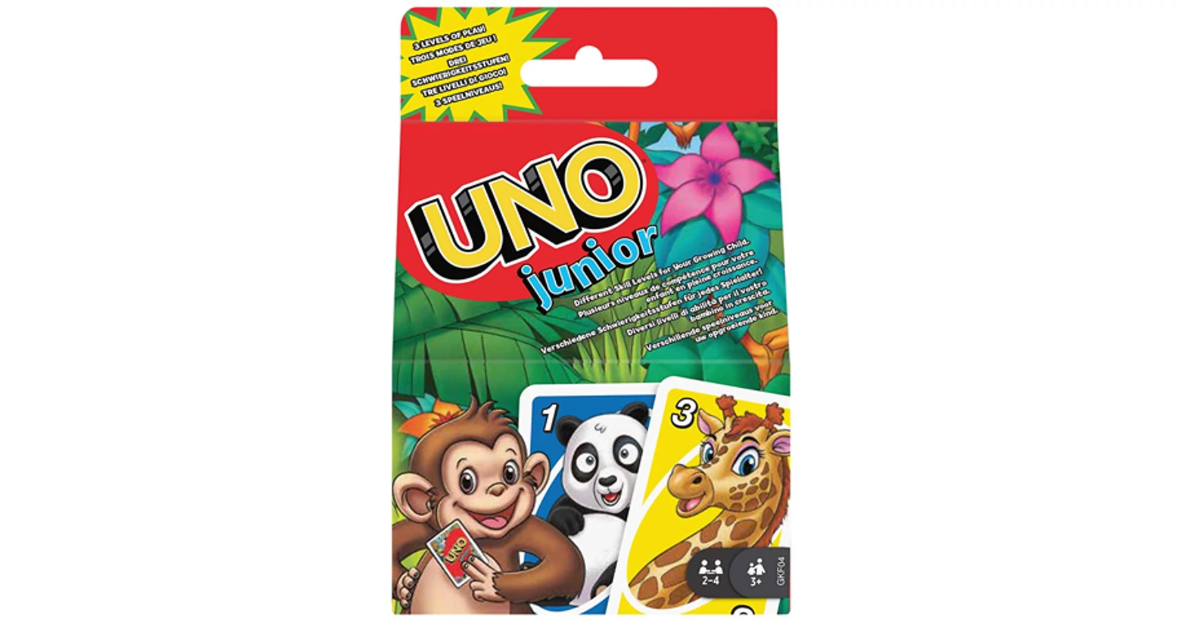 UNO Junior kártyajáték (mint az SOLO/Makaó)