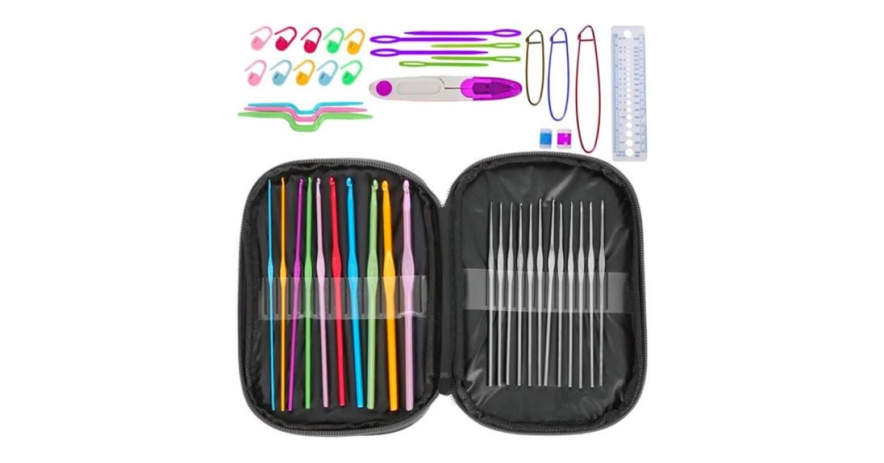 Horgolótű készlet 50 darabos szett - Zentrada