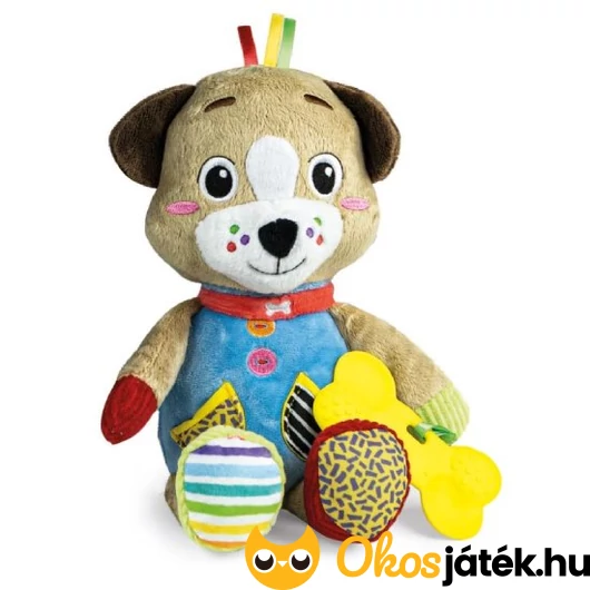 Clementoni Baby Plüss Kutyus babáknak rágókával