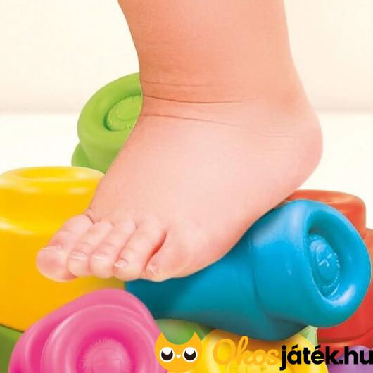 Clemmy puha labda 5 db építőkockával