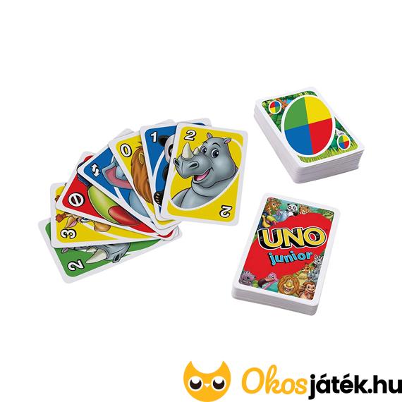 UNO Junior kártyajáték (mint az SOLO/Makaó)