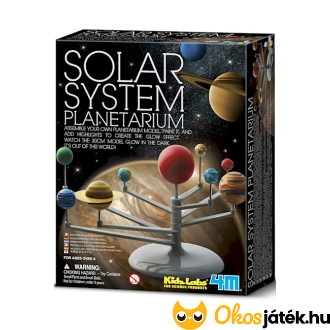 4M naprendszer bolygók modell / makett
