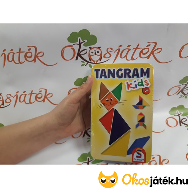 Tangram kids, fémdobozos feladványokkal ovisoknak